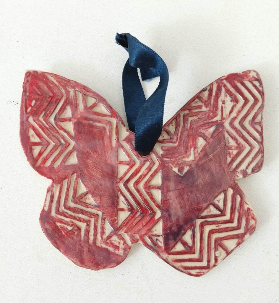 Buy Red Aztec Butterfly online - Oriri